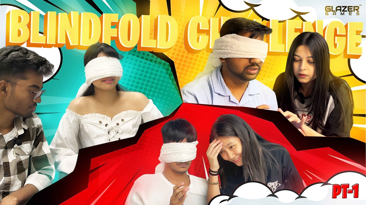 Ultimate BGMI Challenge Pt-1 | Blindfold Challenge | Glazer Games #bgmi #gaming #funny # ...