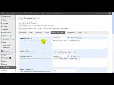 Easy Post By Email to WordPress with Postie - YouTube