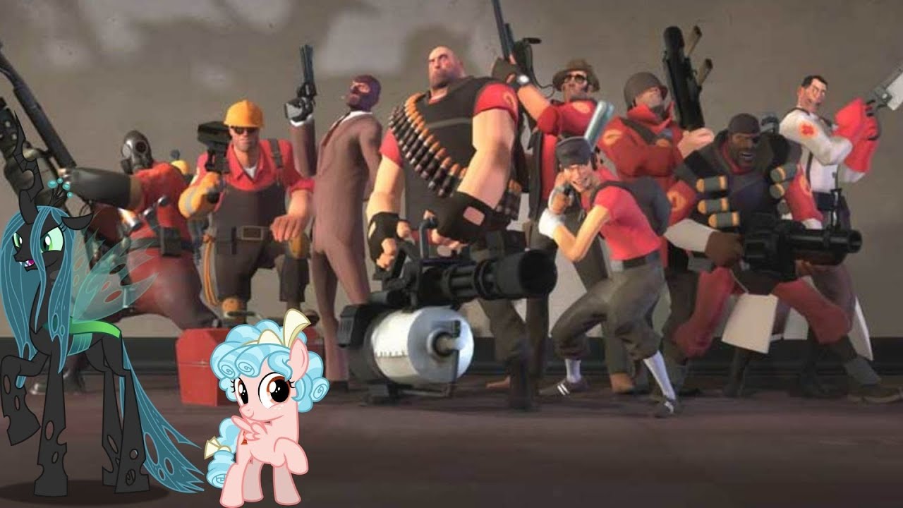 [TF2 15.ai] Red Team, Chrysalis and Cozy glow and talks about their ...