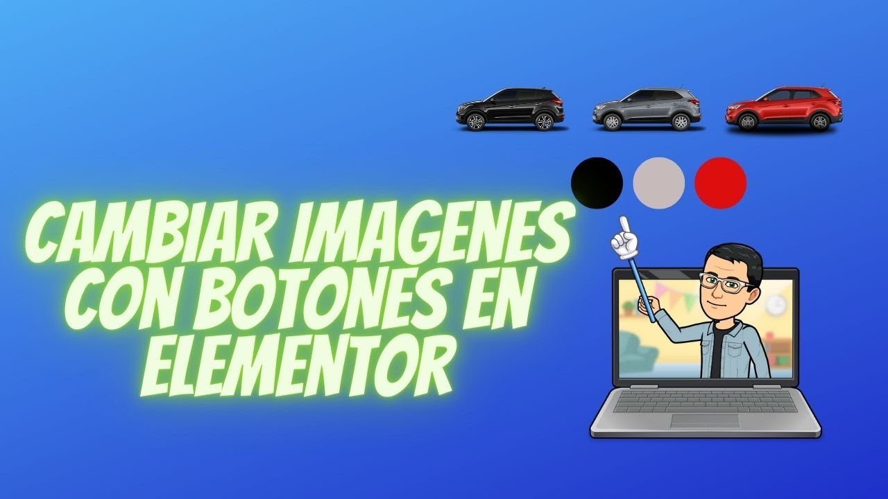 😮Como cambiar imagen al hacer click en el boton con elementor ...