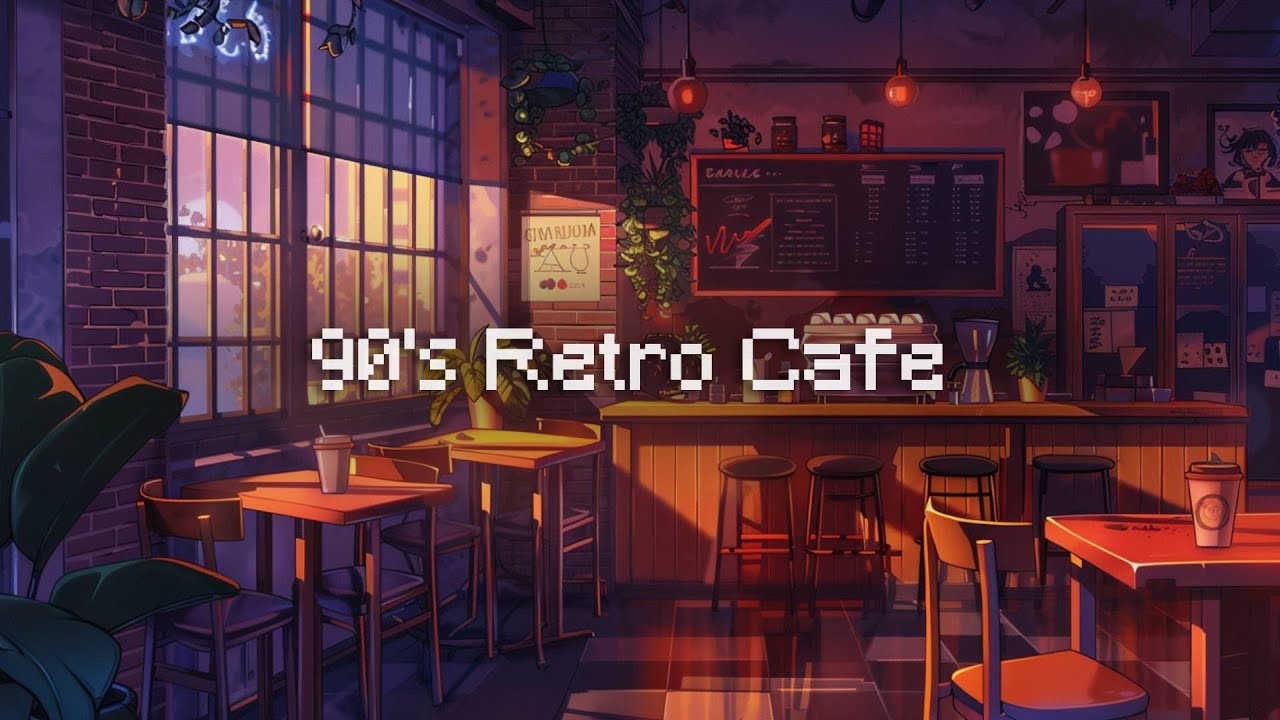 90's Retro Cafe Rhythms 🎧☕ Pure Hip-Hop Chill for Study and Relaxation ...