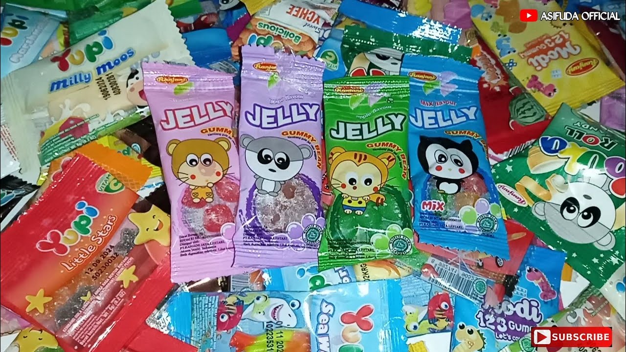 Unboxing Ranjani Jelly Gummy Bean Strawberry 🍓🍓 Grape 🍇🍇 Apple 🍏🍏 Mix ...