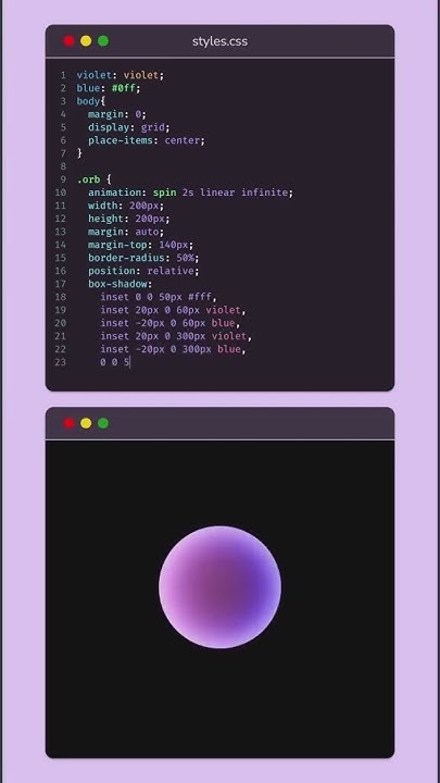 Moon Animation Using Css And Html Coding Html Code Youtube