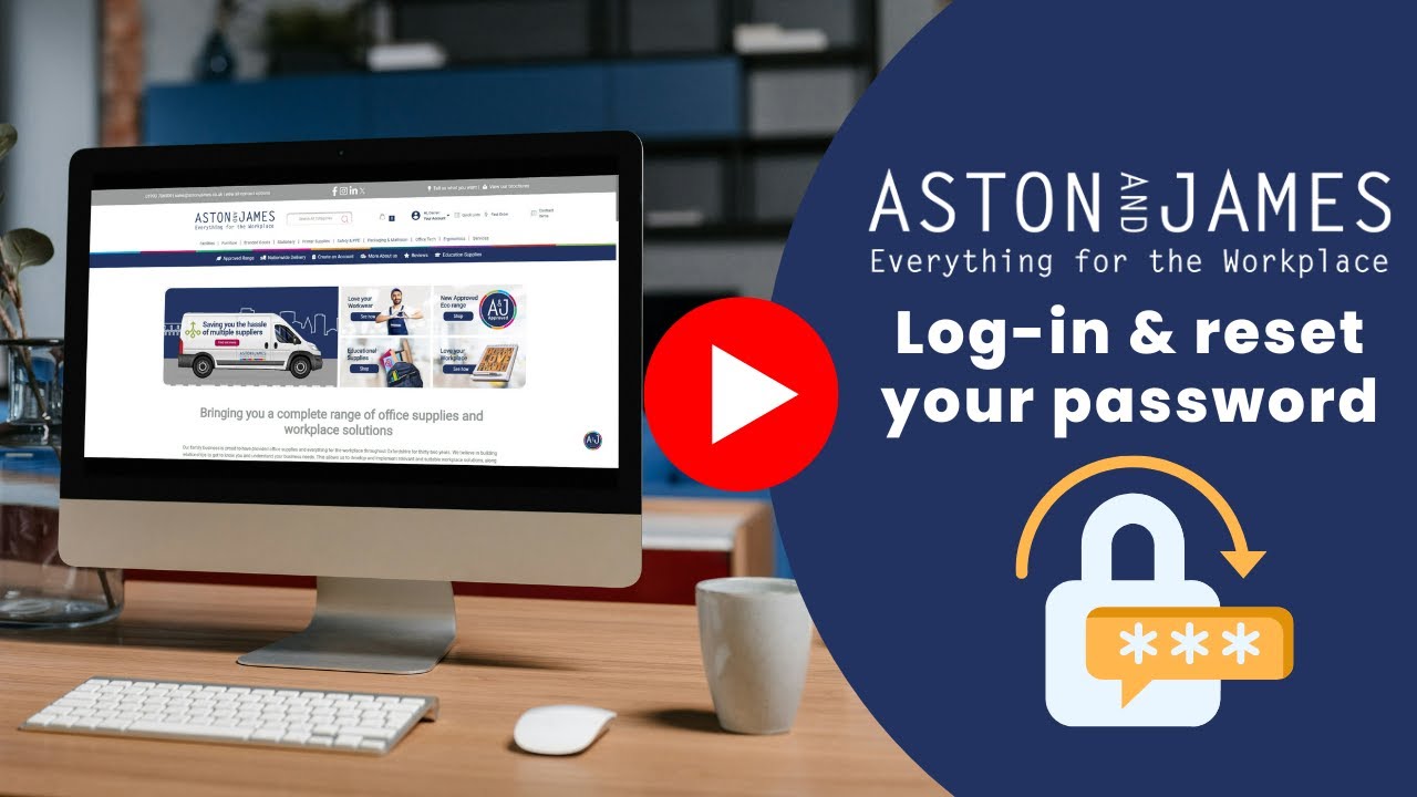 Aston & James online store video explainers - logging in and resetting ...