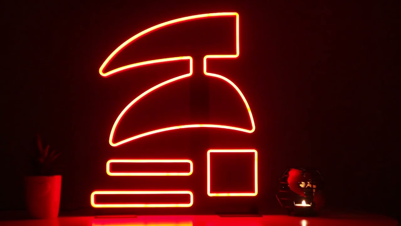 Ironman LED Neon Sign Runescape Oldschool OSRS - YouTube