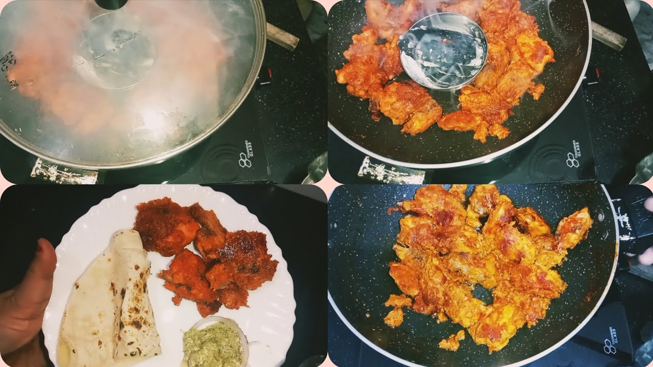 Chicken malai boti sath me rumali roti recipe - YouTube