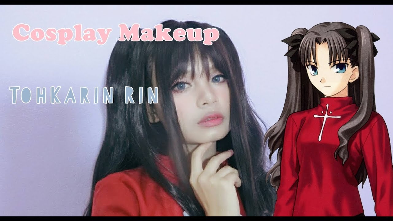 [แต่งหน้าคอสเพลย์] Tohsaka Rin Cosplay Makeup - YouTube