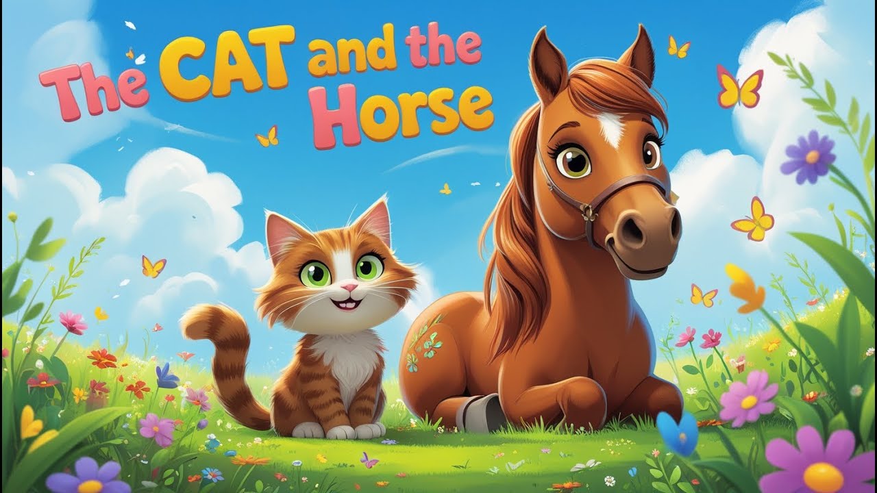 🌸 The Cat and the Horse | A Heartwarming Story of Friendship | Little ...