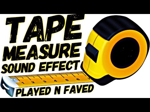Tape Measure Sound Effect / Construction Measuring Tapes Sounds / No ...