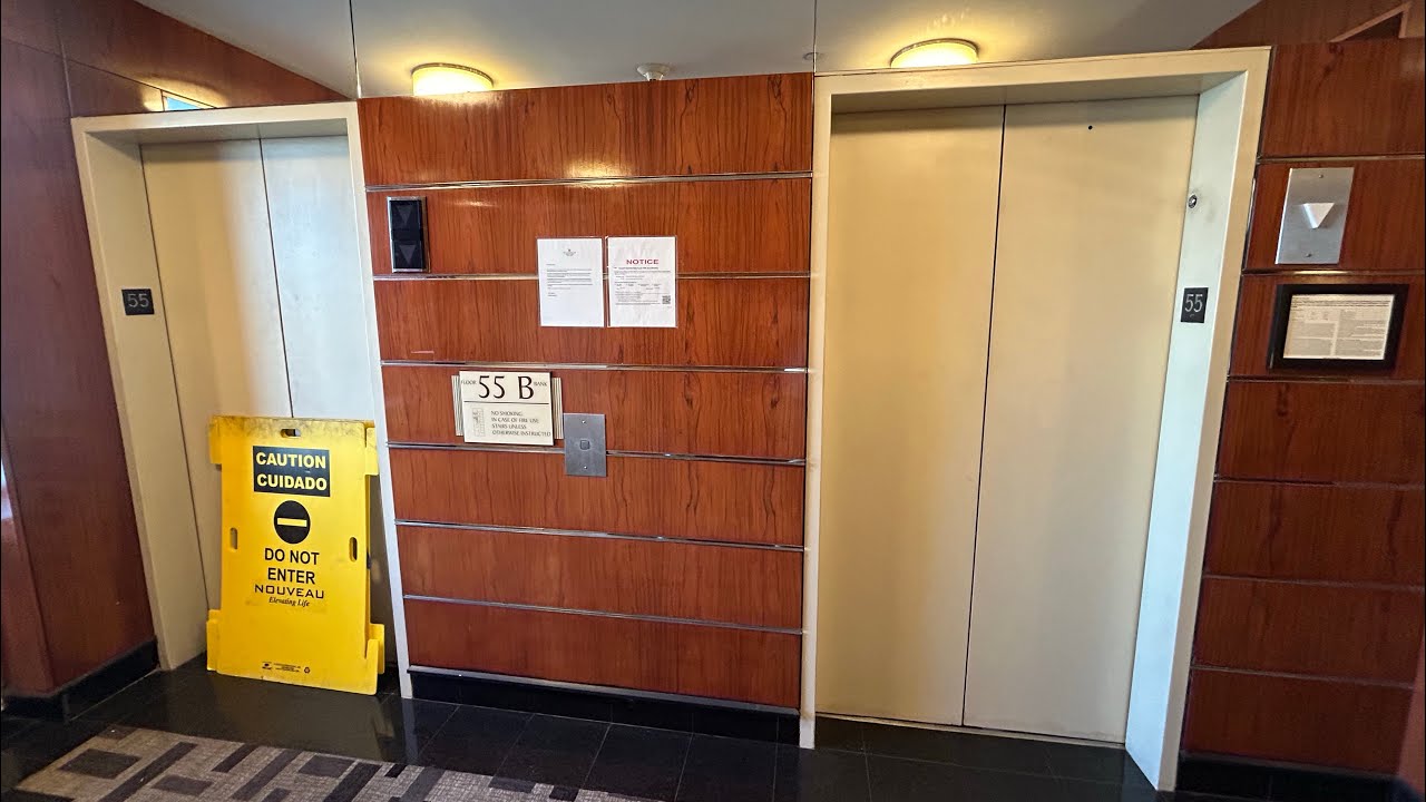 Nouveau (Otis) High-Rise Elevator At The Millennium Downtown NY Hotel ...