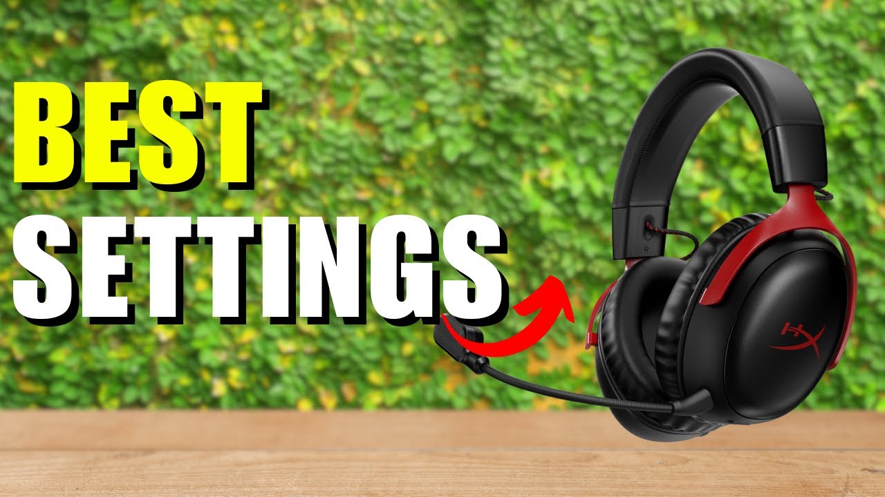 HyperX Cloud III Wireless best Settings - YouTube