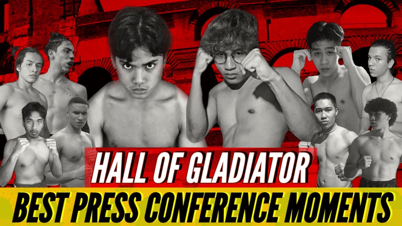 Hall of Gladiator Best Moments! (Press Conference) #hallofgladiator ...