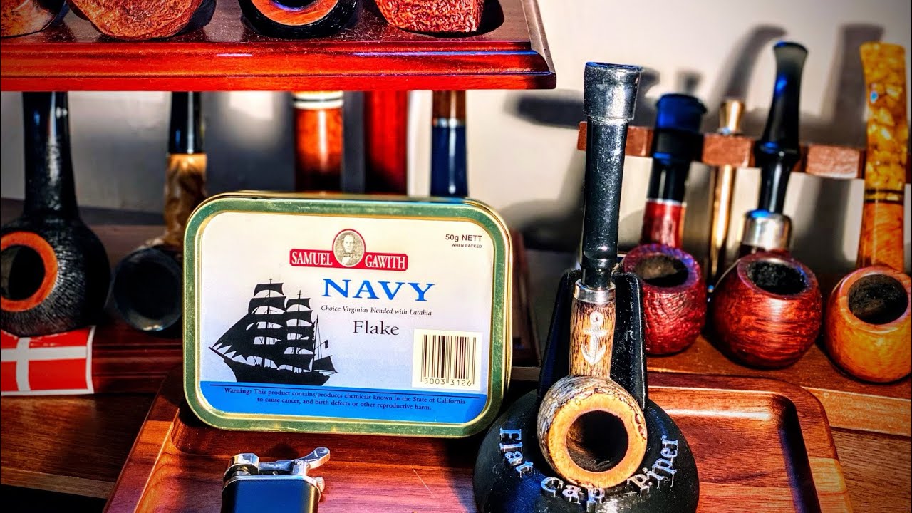 Samuel Gawith Navy Flake Tobacco Review - YouTube
