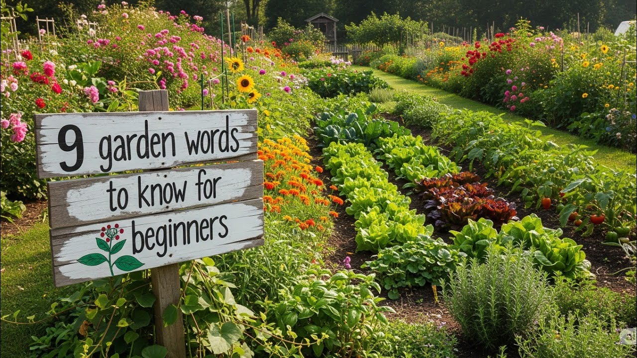 9 Garden Terms To Know, Volume 1 - YouTube