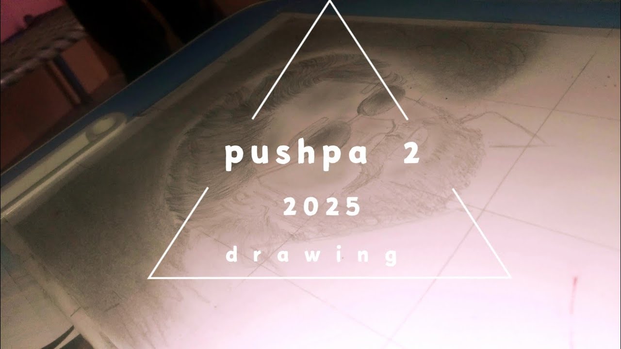 pushpa 2 drawing 🥰| new year drawing pushpa| artist name is daya | art ...