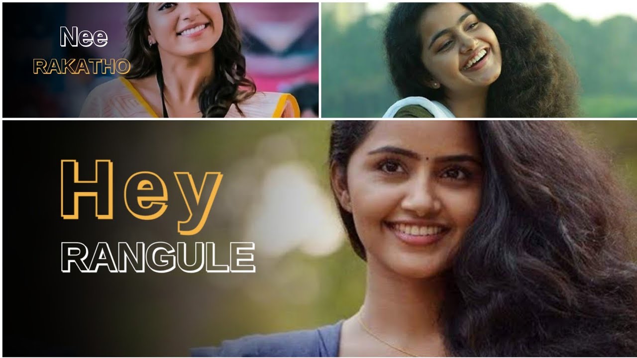 New Trending Hey Rangule Lyrics Video Editing In Alight Motion ...