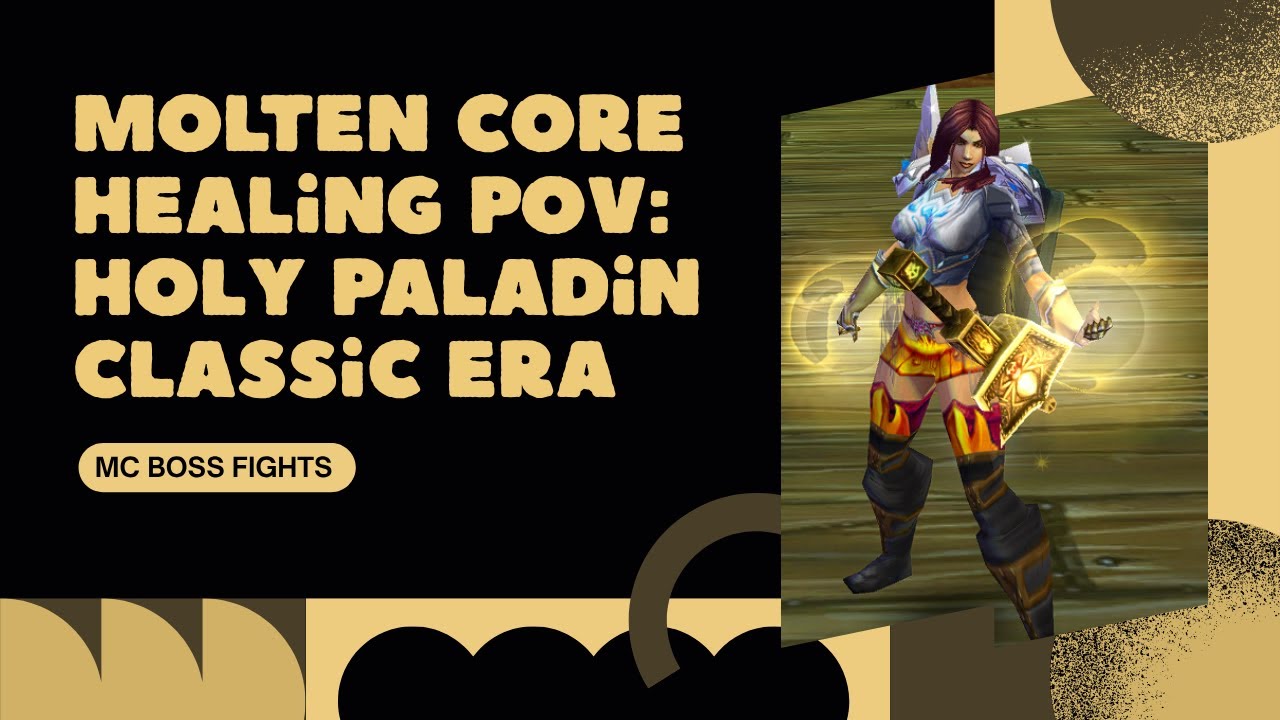 Holy Paladin Healing Chaos in Molten Core | Classic Era GDKP POV - YouTube