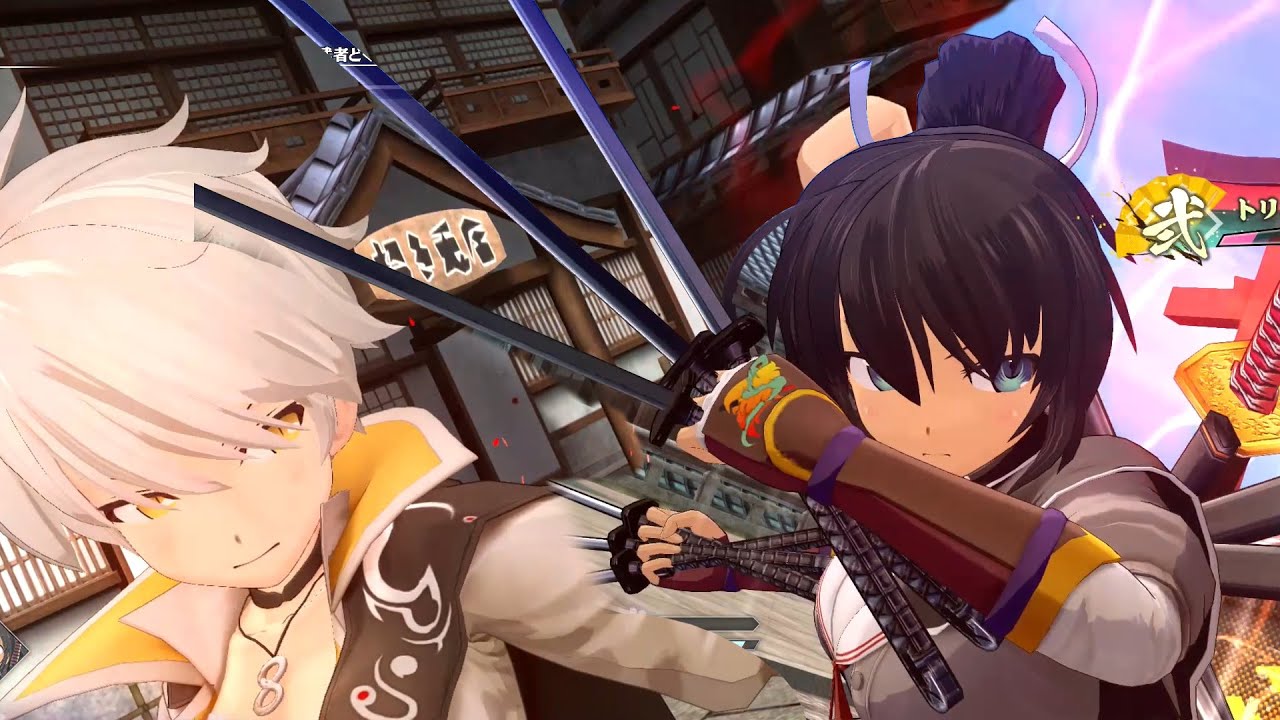Miyabi/ Homura Gameplay - Neptunia x SENRAN KAGURA: Ninja Wars - YouTube