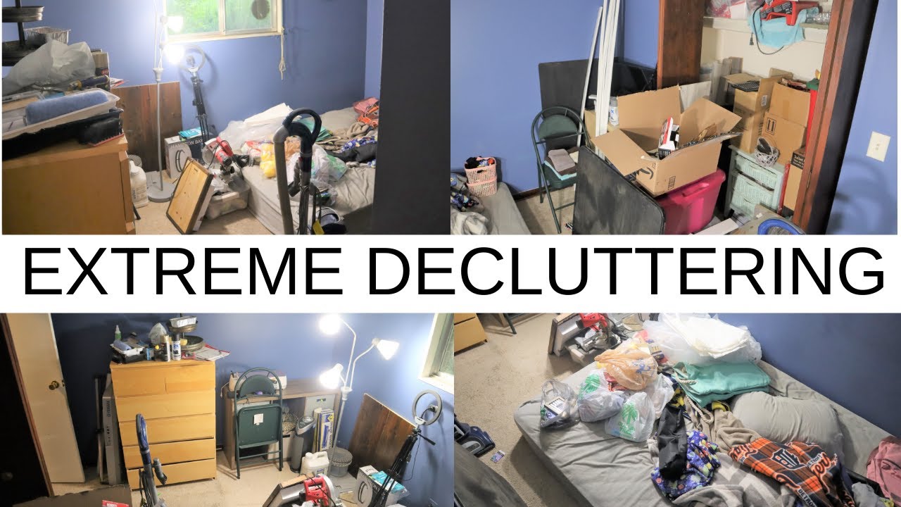 Extreme Decluttering 2021 - Turning an unused Junk Room into a Guest ...