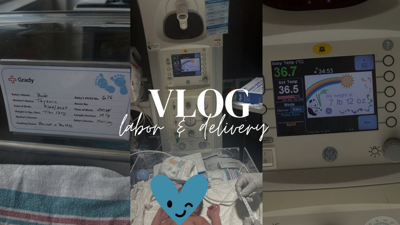 Birth Vlog First Time Mom Youtube