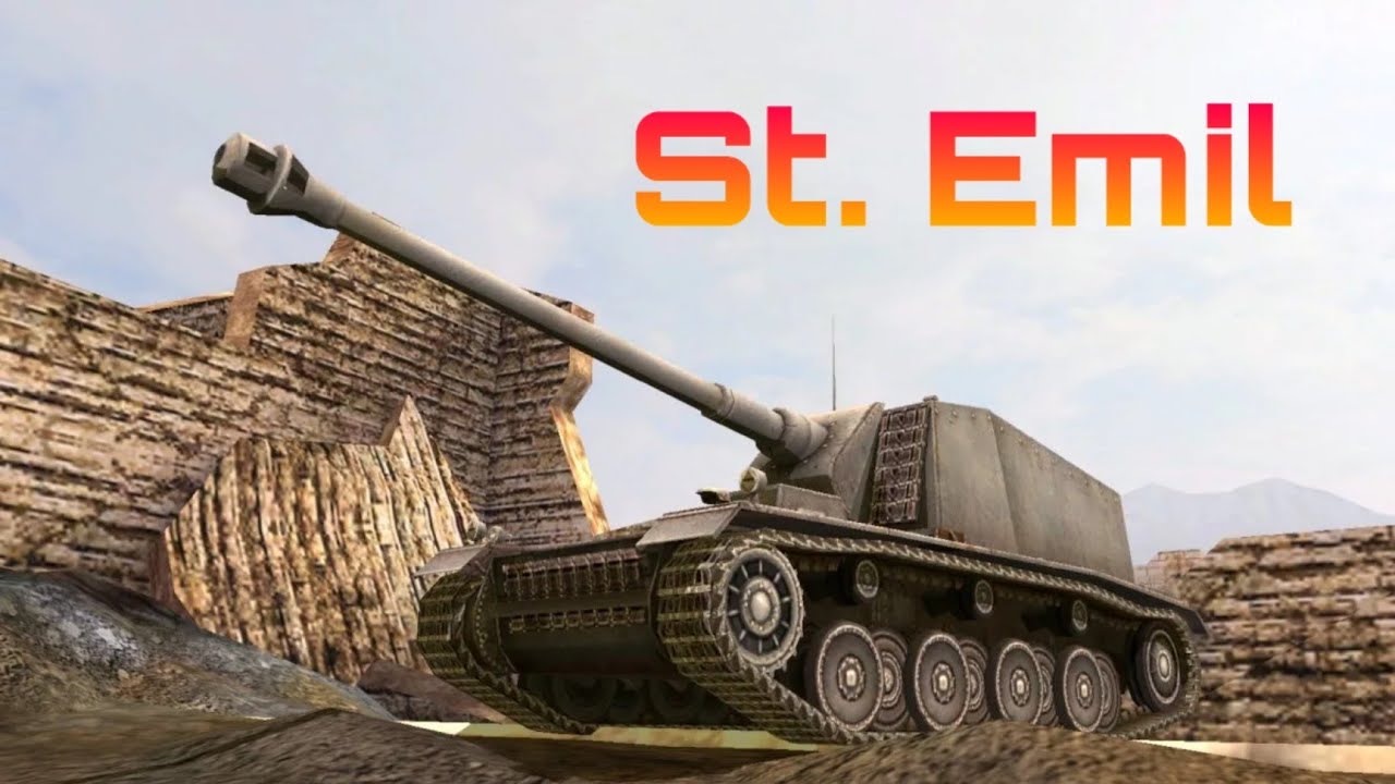 WoT blitz : St.Emil Бомбическая катка - YouTube
