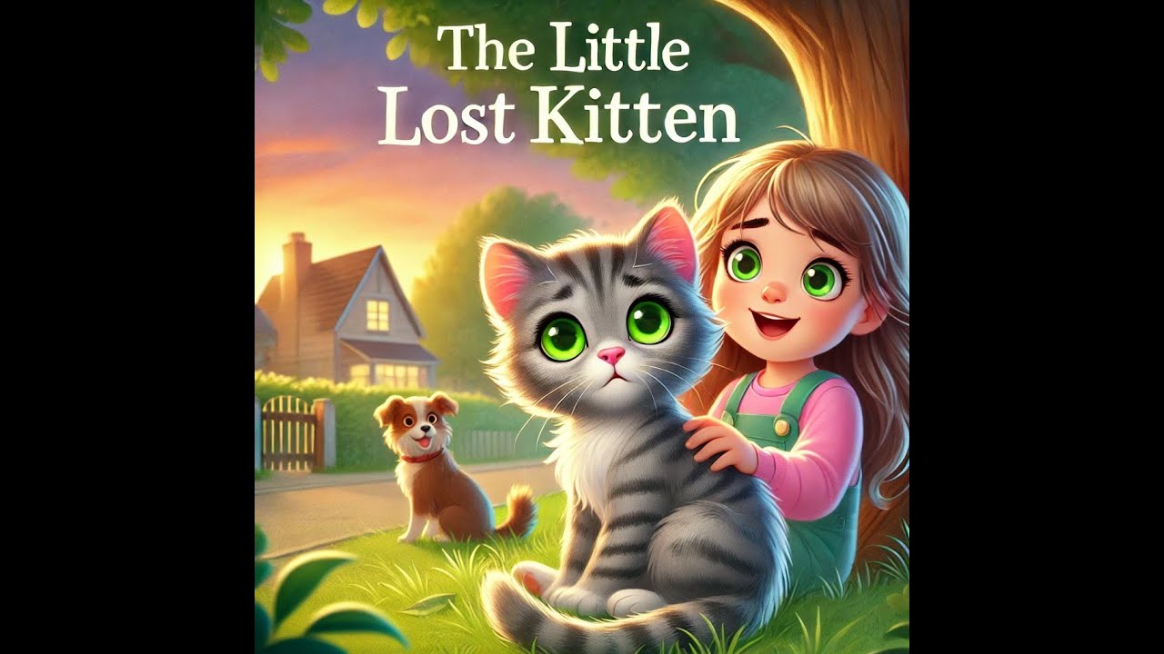 The little lost kitten Cute story for kids - YouTube