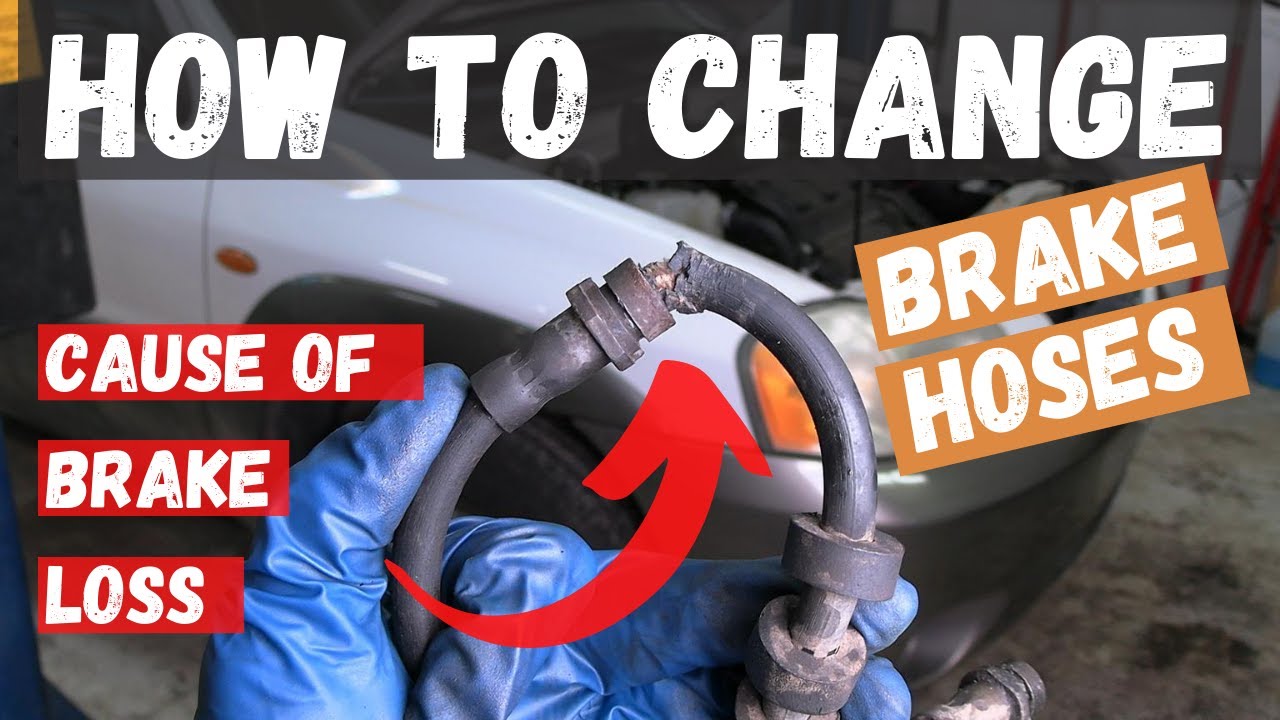 How to change brake hoses on a 01-06 Mazda Tribute (front brake line ...