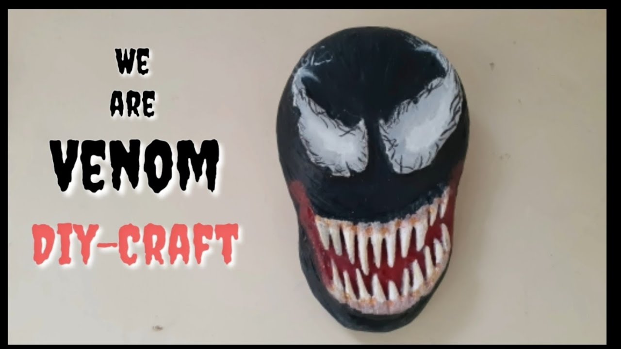 DIY- Venom Sculpture using Thermacol | Venom craft idea | De Decor ...