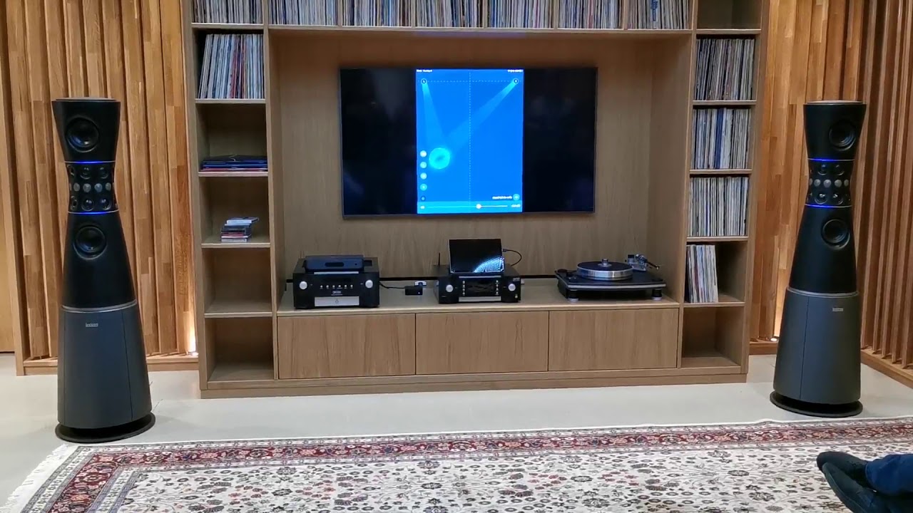 LEXICON SL-1 Active Loudspeaker System Acoustic Lens Demo - YouTube