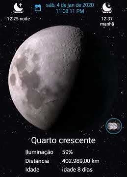 Lua quarto crescente, vista do telescópio Explore Scientific 70mm - YouTube