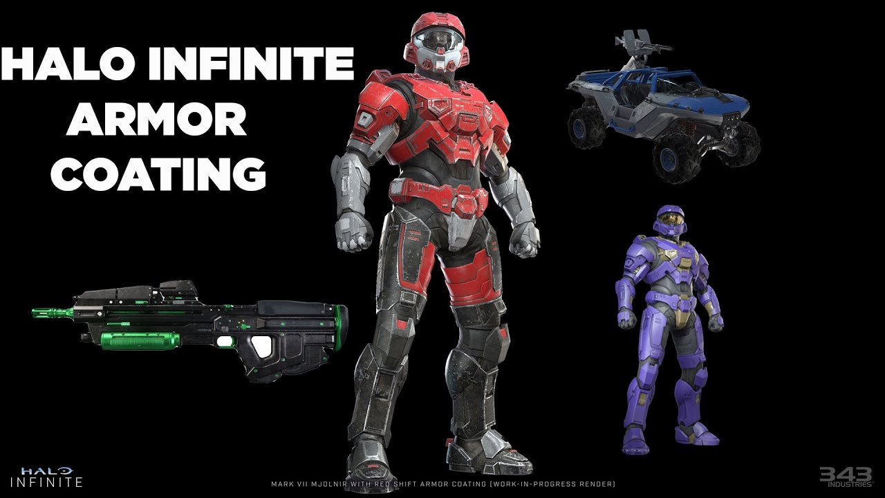 HALO INFINITE CUSTOMIZATION - ARMOR COATING - YouTube