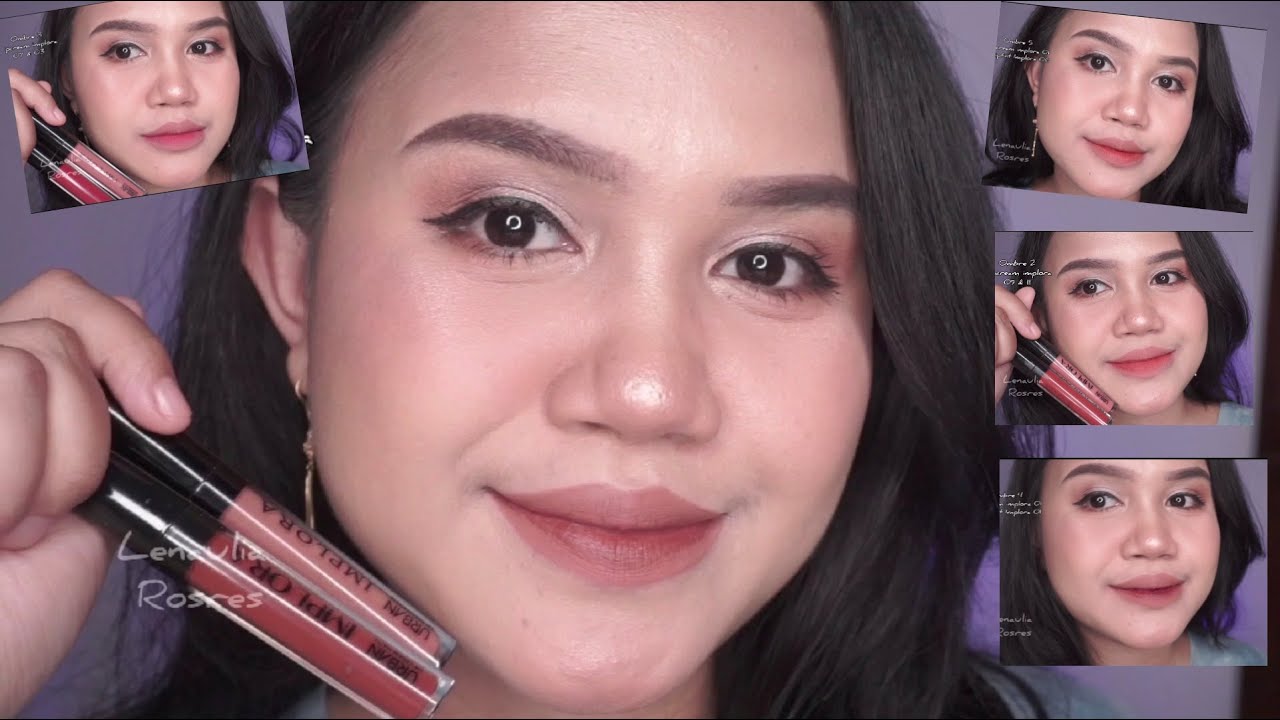 Ombre lips 15ribuan! Pakai lipcream & liptint Implora - YouTube
