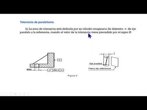 Interpretacion de planos. Tolerancia geometrica de orientacion, Paralelismo (CNC en español ...