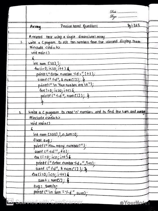 Class 11 || Computer Science || Programming concepts & logics|| Array based Q/A|| Chapter 5 ...
