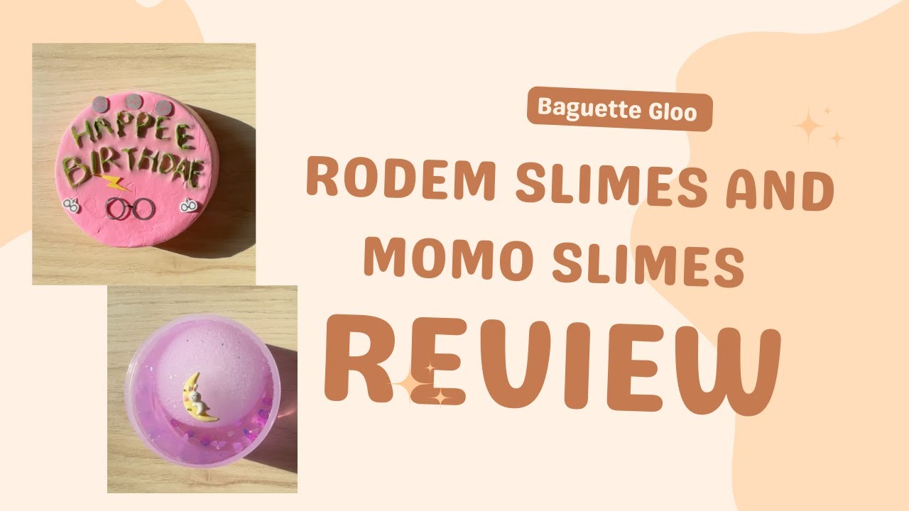 Slime Shop Review: Rodem Slimes and Momo Slimes | ASMR, no talking ...