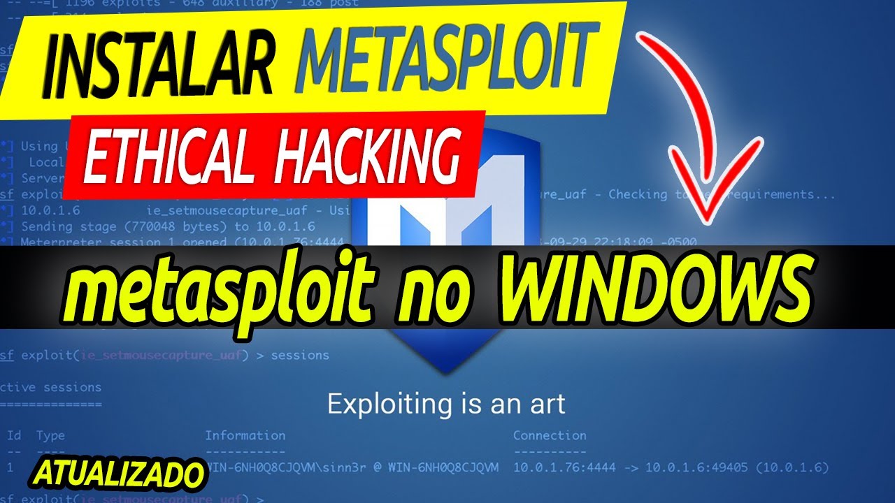 METASPLOIT - COMO INSTALAR no WINDOWS (WIN10) - SEM ERRO DE INSTALAÇÃO ...
