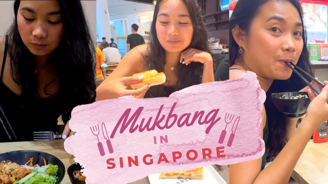 Mukbang in Singapore / Where to eat and what to eat #singapore #foodie #fooddestination - YouTube