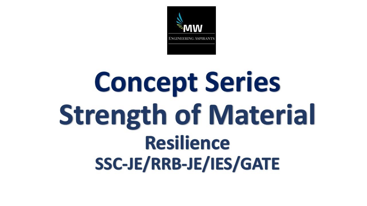 CS-6-Resilience || Strength of Material || Quick Revision || Concept ...