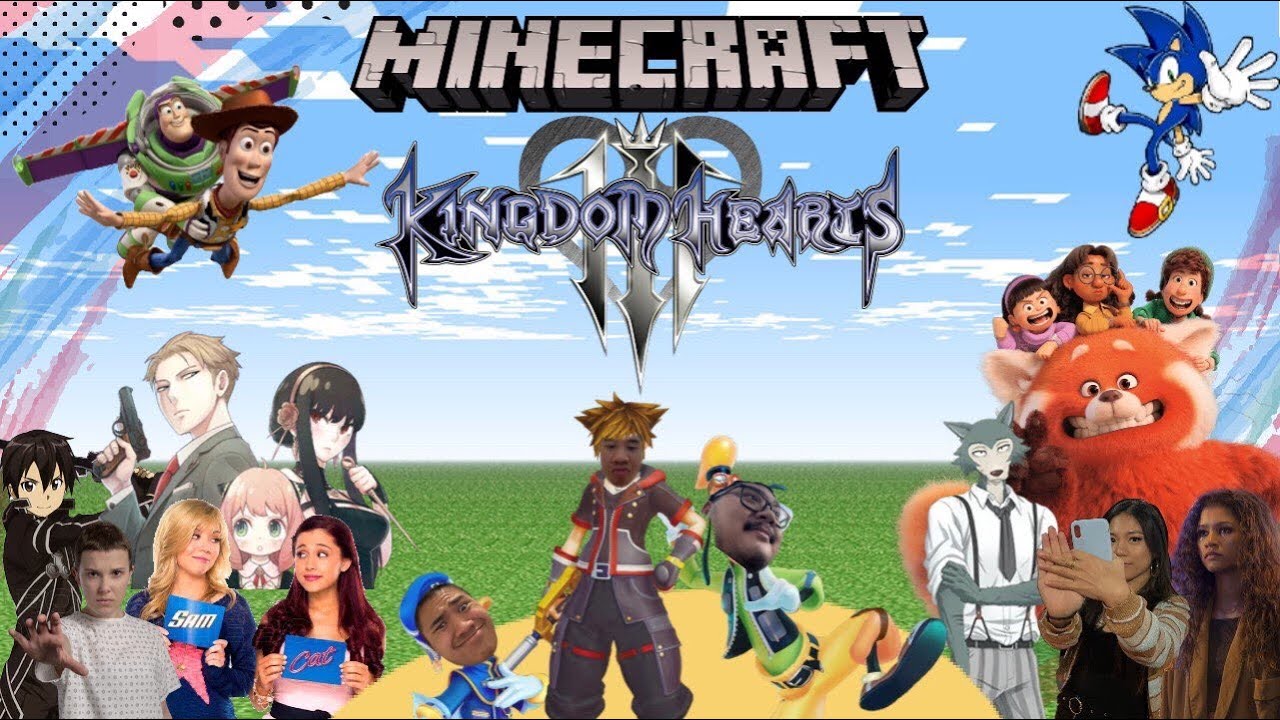 🔑 Kingdom Hearts 3 Minecraft Stream! 🔴 - YouTube
