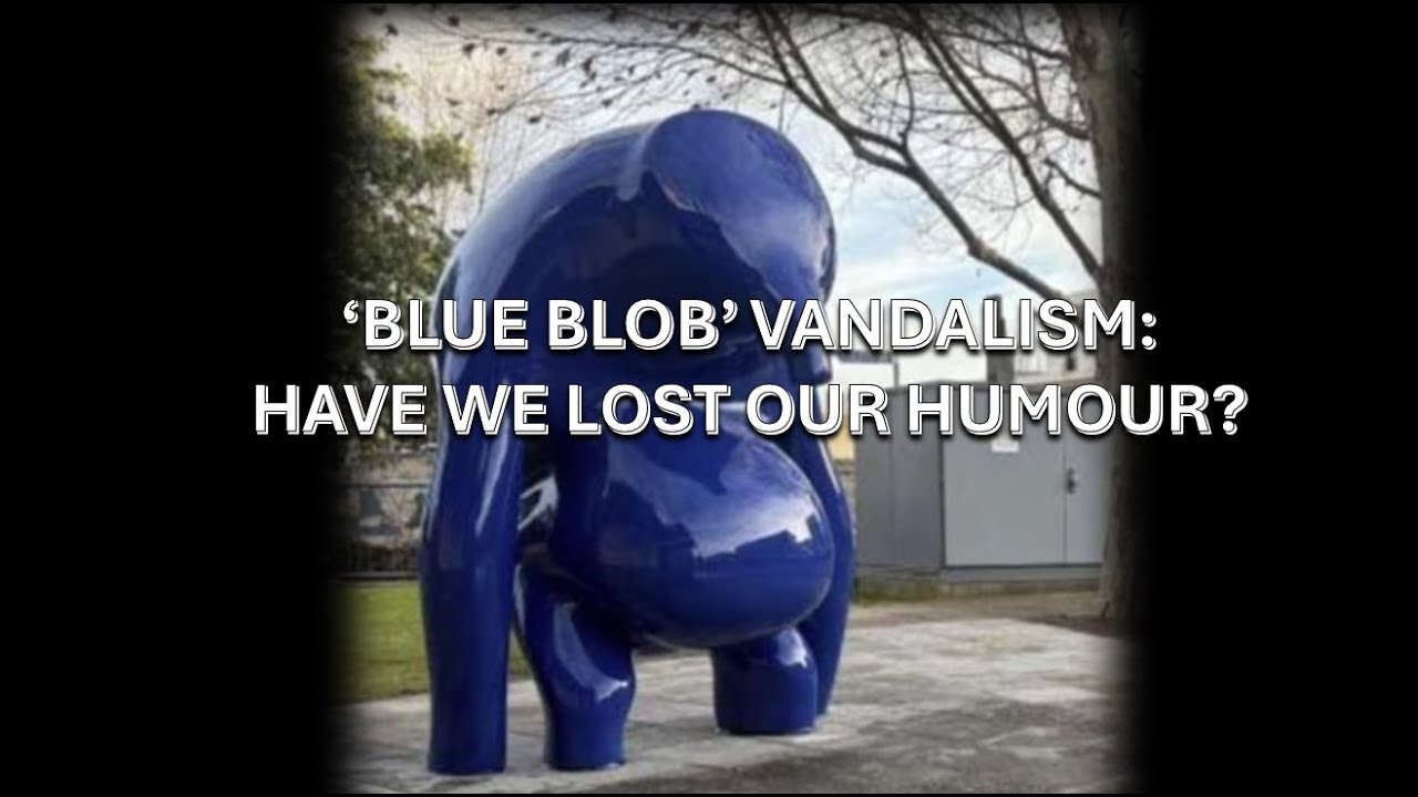 Blue Blob Vandalism: teen charged with prank - YouTube