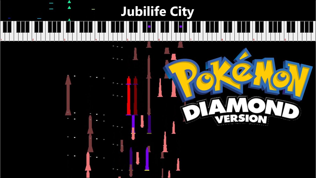 Jubilife City (Day & Night) | Pokémon Diamond/Pearl 8-Bit Cover ...