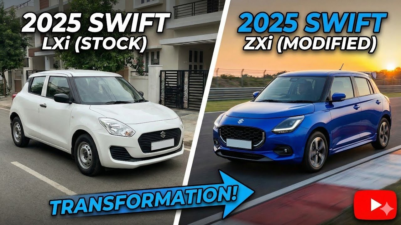 Swift LXI to ZXI Full Conversion 🔥 | Budget Me Top Model Look! - YouTube