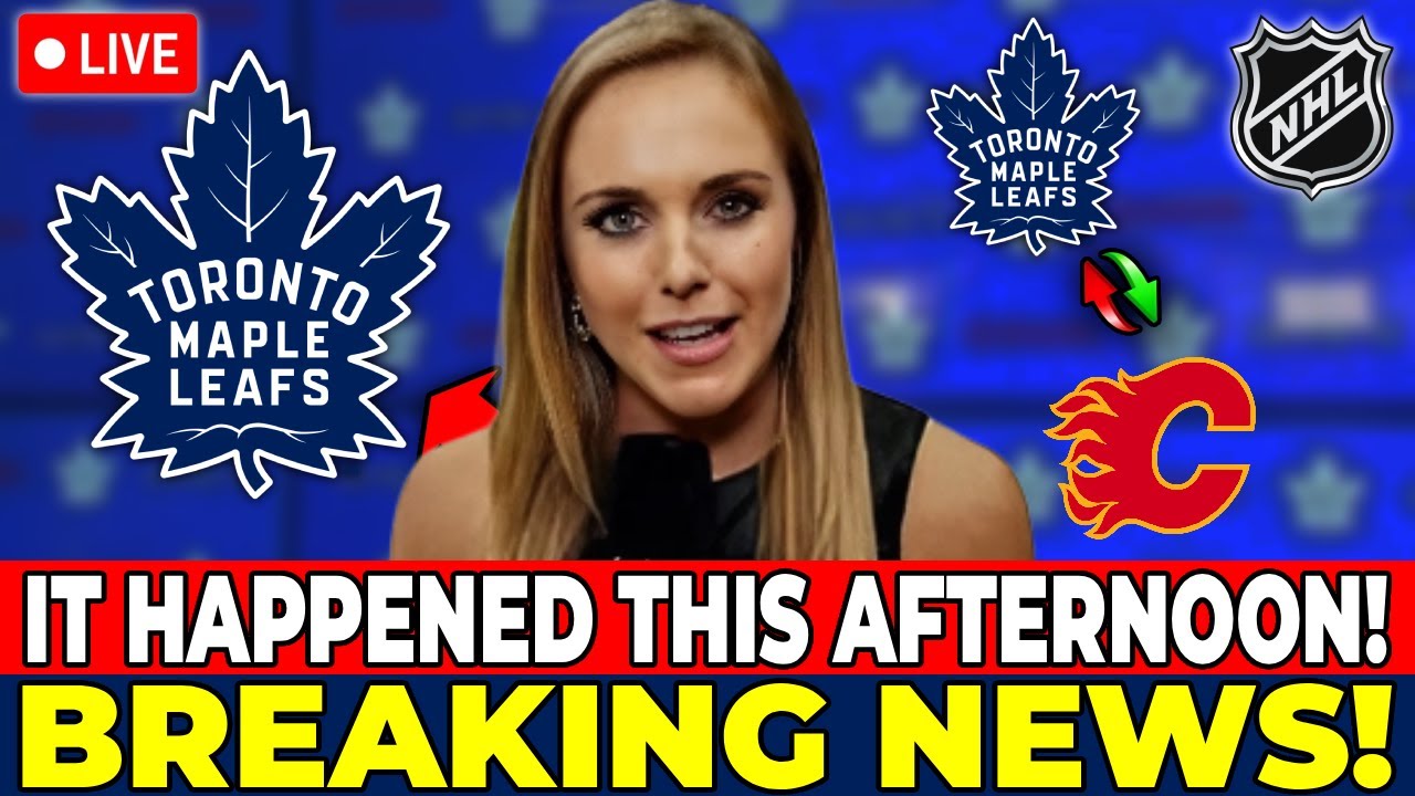 NEW REPORT: NHL CONFIRMS A TRADE! TRANSFER RUMORS! TORONTO MAPLE LEAFS ...