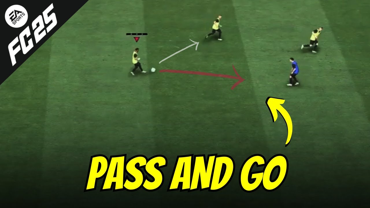 How to Pass and Go in FC 25 - YouTube