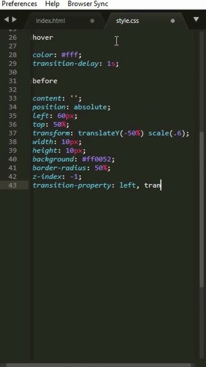 Create Button Hover Effect Animation Html Css Html5 Coding Webdesign Htmlcsstutorial Youtube