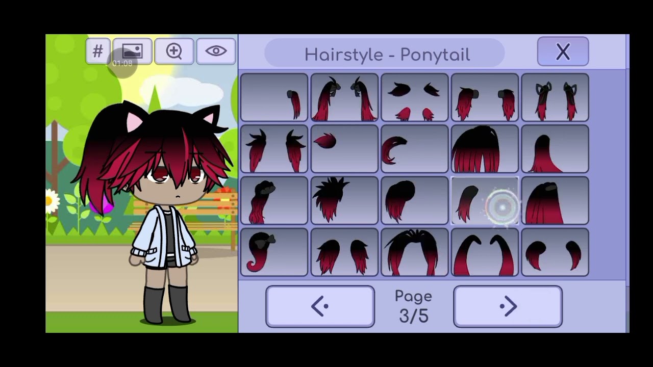 Making shadow the hedgehog in gacha life! - YouTube