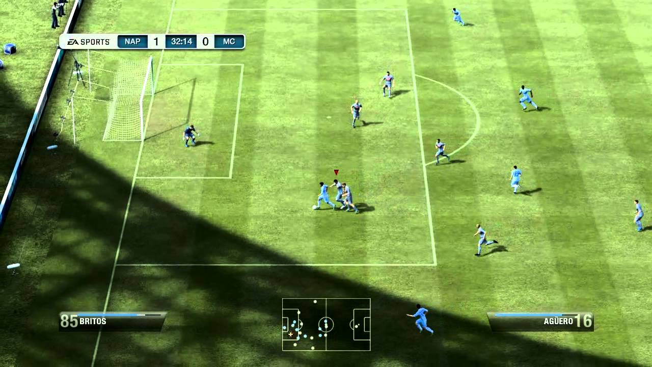FIFA 12 gameplay - Napoli vs Manchester city HD - con CORI ULTRAS del ...