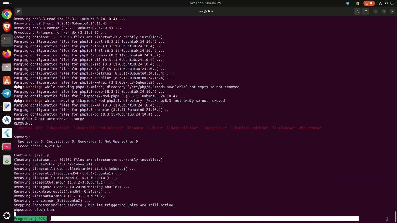 How To Completely Uninstall PHP Ubuntu 24.04 LTS - YouTube