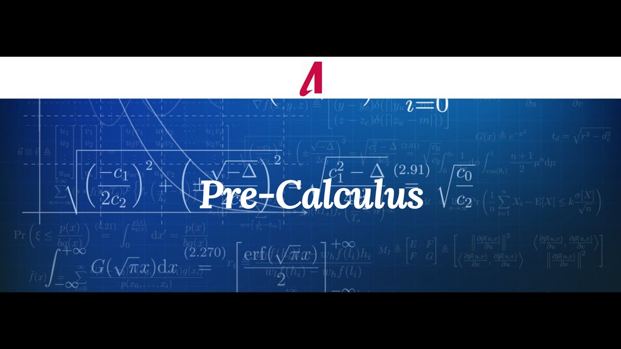 Pre-Calculus Honors Introductory Video - YouTube