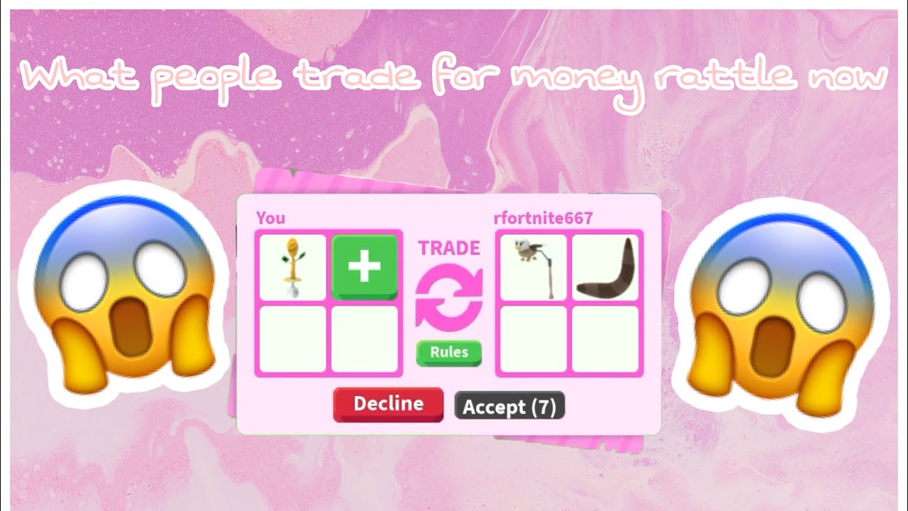 What people trade for money rattle now! - YouTube